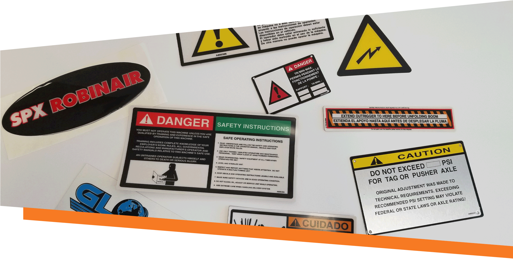 Visibility & Compliance: Branding Stickers and Safety Decals