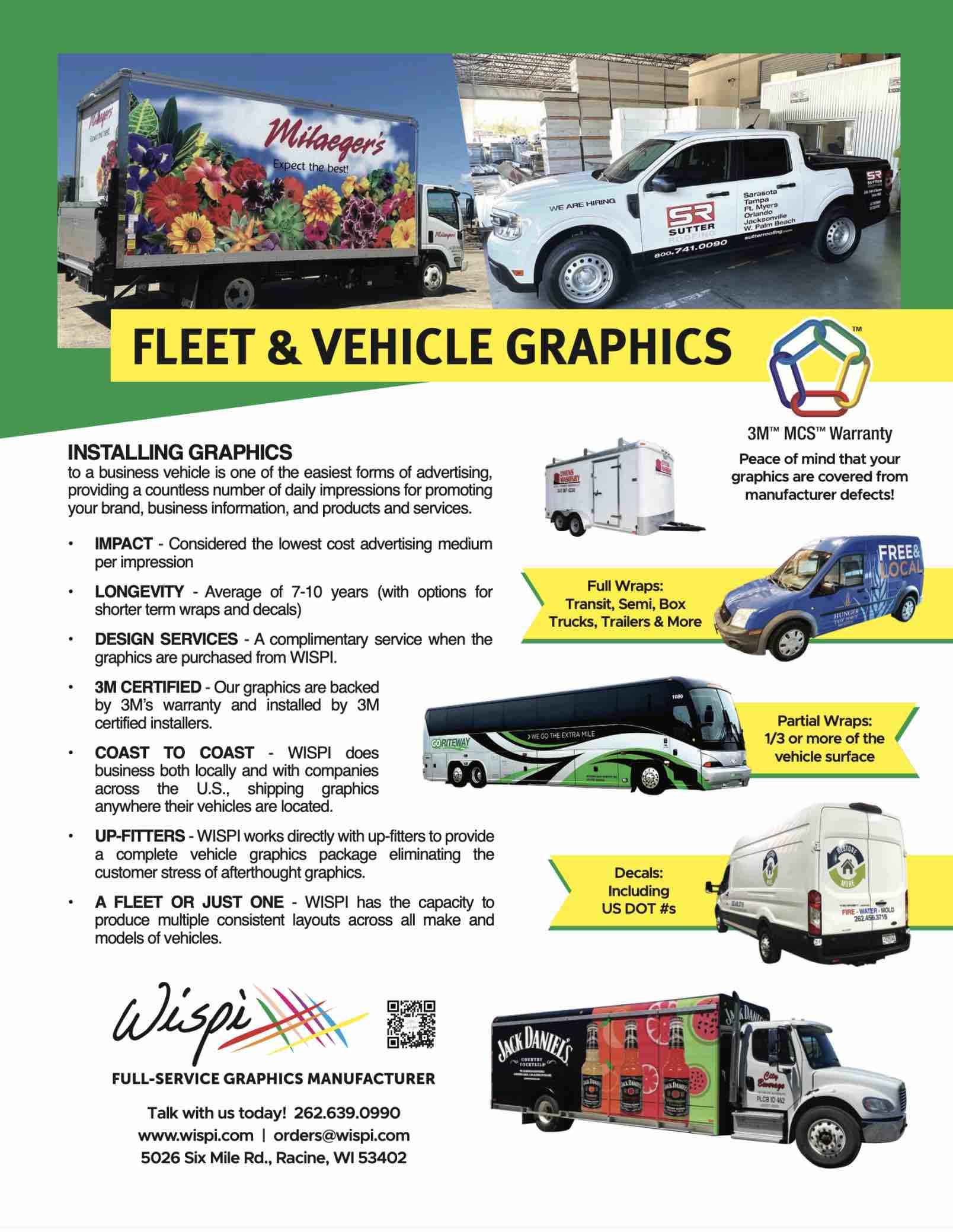 3M Certified Vinyl Vehicle Wraps with Complimentary Design
